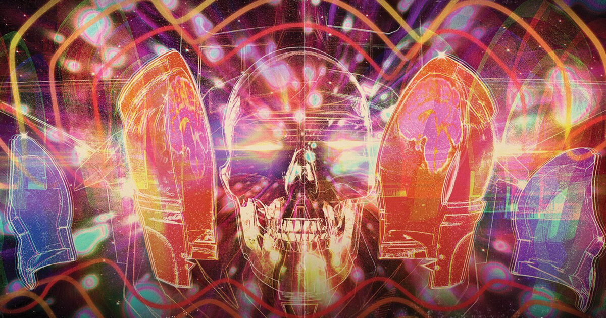 Watch Lee Petty unbox the Headlander Vinyl… | Double Fine Productions